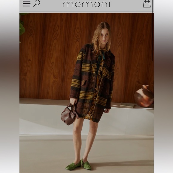 momoni | Jackets & Coats | Momoni Coat Nwt | Poshmark
